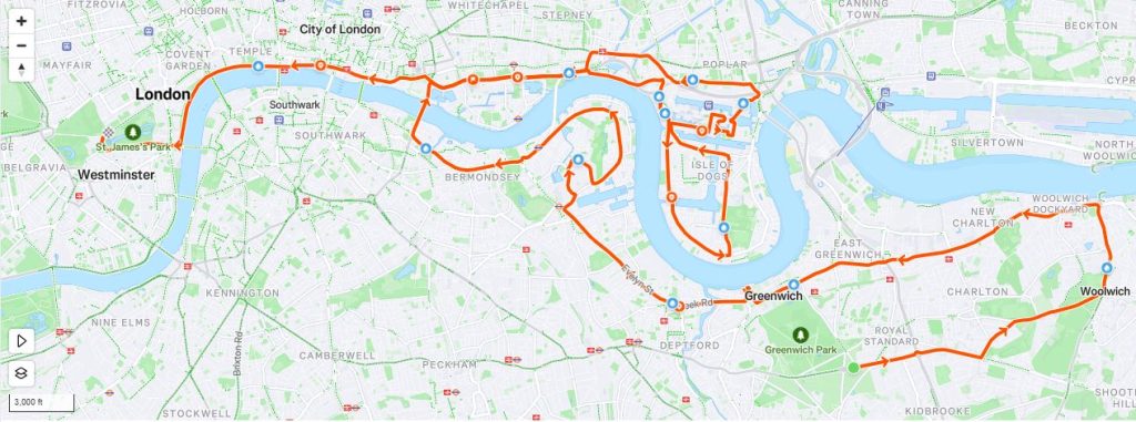 London Marathon 2025 Route: Full Map and Key Landmarks - Yoda London